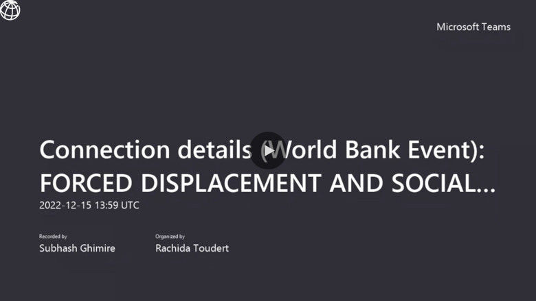 Forced Displacement and Social Cohesion: New Evidence from Europe