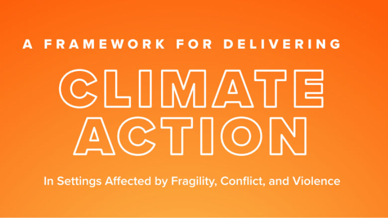 Framework for promoting FCV-Sensitive Climate Action