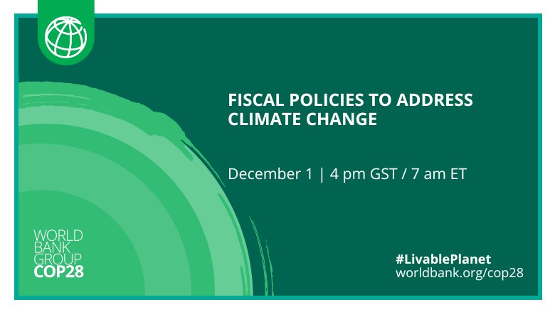 Fiscal Policies to Address Climate Change Fiscal Policies to Address Climate Change