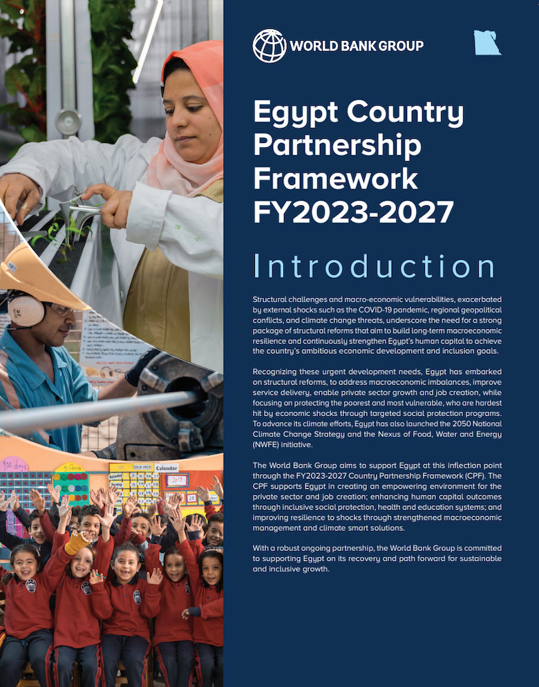 Egypt Country Partnership Framework for the Period FY2023-2027