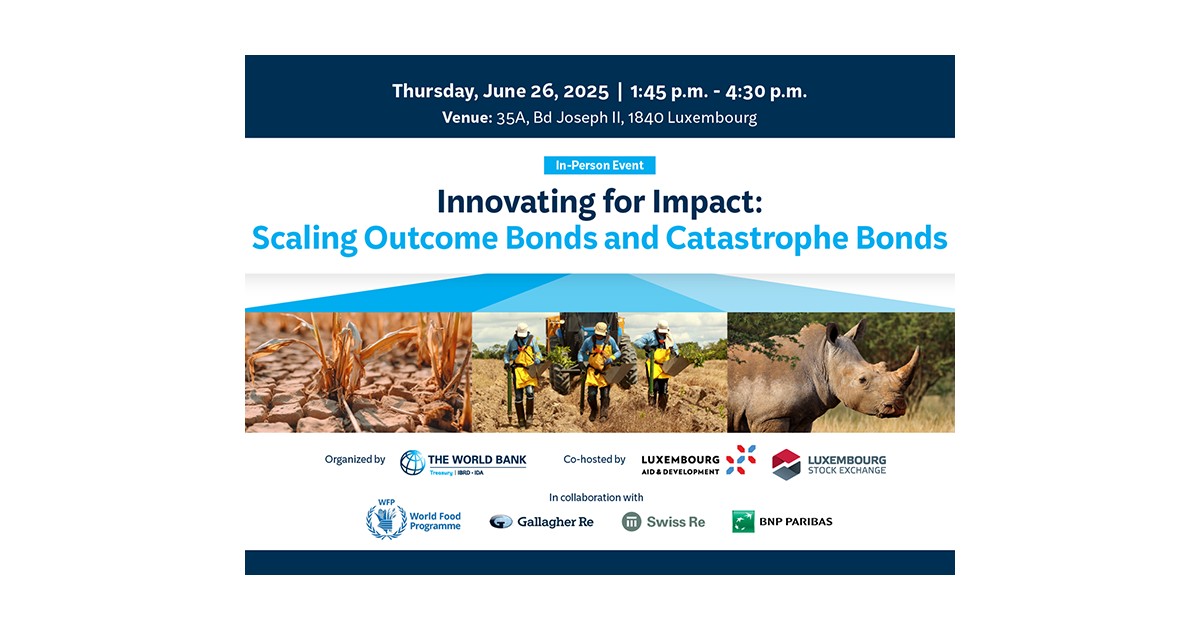 Event | Innovating for Impact: Scaling Outcome Bonds and Catastrophe Bonds