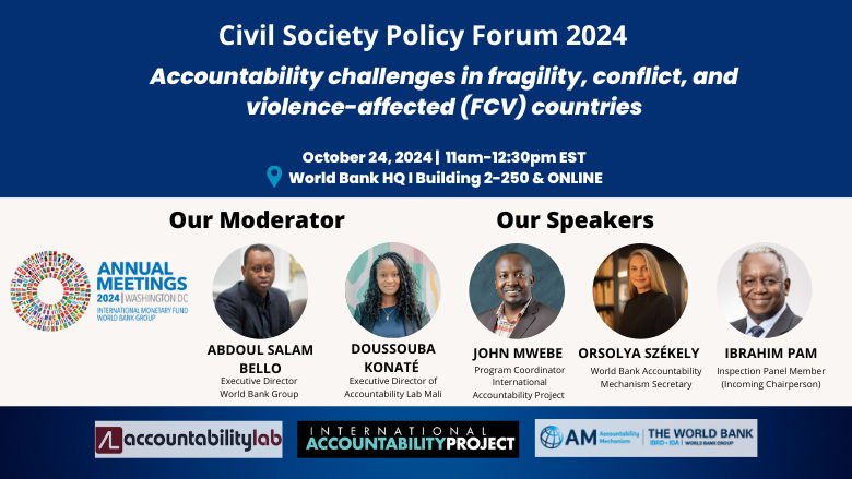 Securing accountability in FCV-affected countries