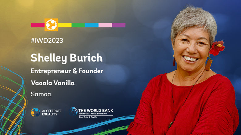 Shelley Burich, Samoa: Grateful, Innovative, Determined