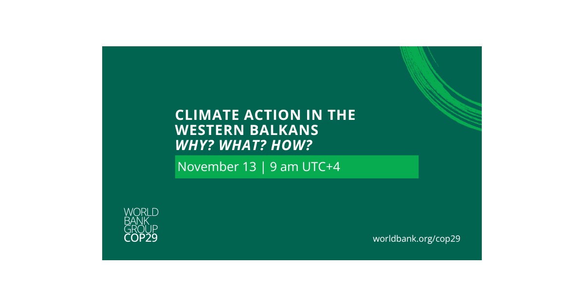 Event | Climate Action in the Western Balkans: Why? What? How?