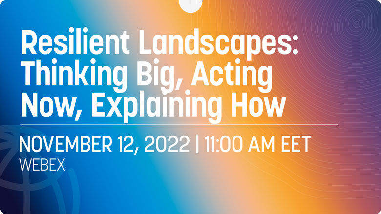 Resilient Landscapes: Thinking Big, Acting Now, Explaining How