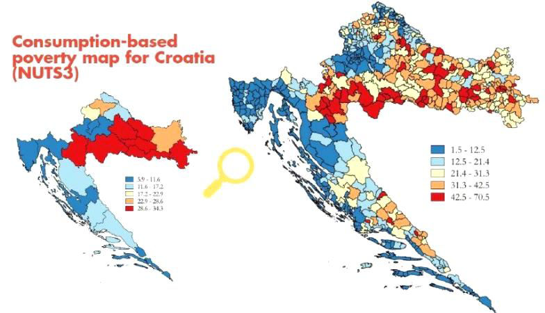 Map Of Croatia And Russia