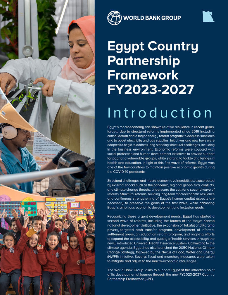 Egypt Country Partnership Framework for the Period FY2023-2027
