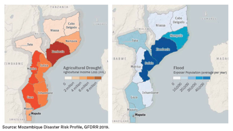Mapa De áfrica De Mozambique
