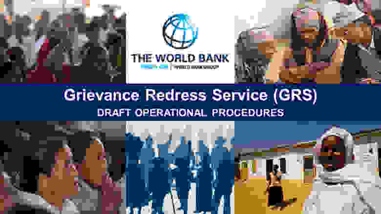 Operational Procedures for the World Bank's Grievance Redress Service (GRS)